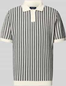 Mc Neal Regular Fit Poloshirt in Strick-Optik