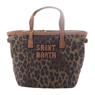 MC2 Saint Barth Mini City Tote Bag - Femme - Sacs - Brun - Taille: ONE Size