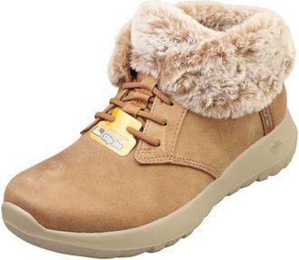 Skechers Femme on-The-Go Joy Cozy Charm Bottine, Chestnut Textile, 36 EU