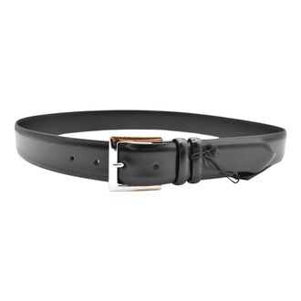 Orciani Klassischer schwarzer Lederg&uuml;rtel - - Accessories - Herren - Schwarzk - 90 CM