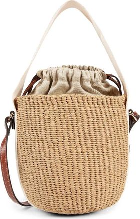 Chlo&eacute; Femme, Sacs, Beige, Taille: ONE Size Small Woody Basket