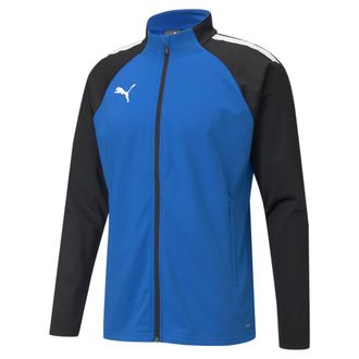 Puma Herren Team Liga Sportliche Aufw&auml;rm-und Trainingsjacken, Electric Blue Lemonade, Schwarz, S