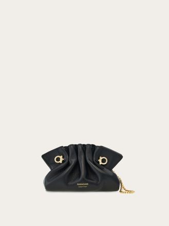Ferragamo Damen Anh&auml;nger Ferragamo Soft Bag Schwarz