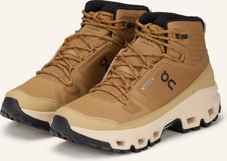 On Wanderschuhe Cloudrock Mid Wp braun