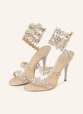 Rene Caovilla Rene Caovilla Sandaletten Eva Mit Schmucksteinen beige