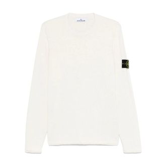 Stone Island Homme, Pulls, Beige, Taille: XL Pull ras du cou Logo