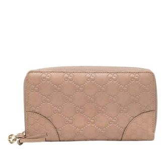 Gucci Portefeuille Long Pre-owned - Femme - Pre-owned - Beige - Taille: ONE Size