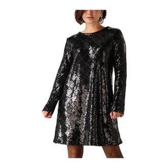 Y.A.S Yaschekka LS Kleid - - Dresses - Damen - Schwarzk - M