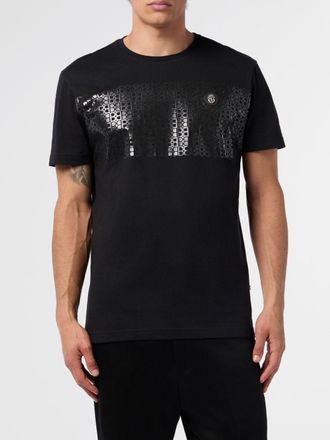 Billionaire Boys Club T-shirt coupe slim en coton avec logo contrastant sur la poitrine
