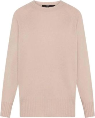 Seventy Pull &agrave; col rond en maille torsad&eacute;e - Femme - Pulls - Rose - Taille: 38 FR