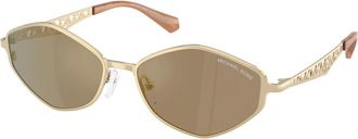 Michael Kors Femme, Accessoires, Jaune, Taille: 56 MM Gold Coast Lunettes de soleil
