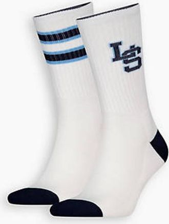 Levi's Normal geschnittene Collegesocken - 2er-Pack - Herren - Blau / Blau