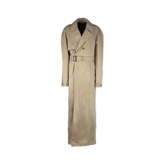 Balenciaga Dekonstruierter Trenchcoat - - Coats - Damen - Beige - 2XS
