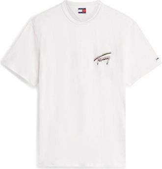 Tommy Jeans Shirt Back Graphic Textured Relaxed