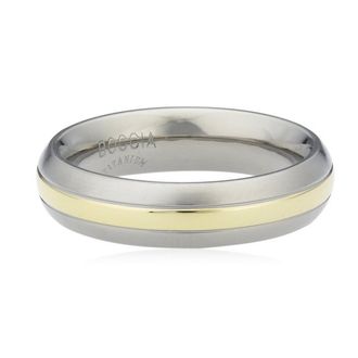 Boccia Unisex-Ring Titan Gr. 61 (19.4) - 0131-0261