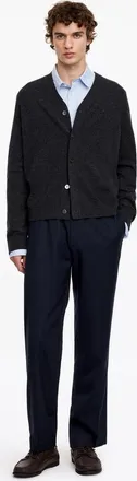 Arket Hose Aus Wollmischung Mit Kordelzug -Blau