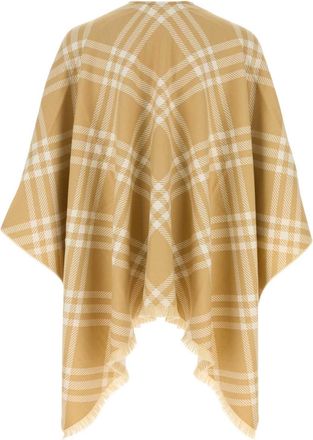 Burberry Unisex Sand Exterior: Wool Silk Cashmere Cappotti Coat