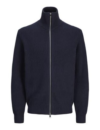 Jack & Jones Knit Jprblastandfort Cardigan BF en Tricot, Bleu Nuit, XL Homme