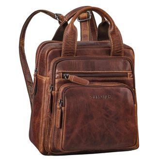 STILORD Maple Kleiner Rucksack Damen Leder Tagesrucksack Mini Rucksack-Tasche Vintage Damen-Rucksack Klein Cityrucksack Lederrucksack Damen Echtleder Backpack