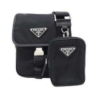 Prada Pre-owned Tessuto Saffiano Umh&auml;ngetasche - - Pre-owned - Damen - Schwarzk - ONE SIZE