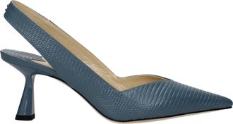 Jimmy Choo London Liya Sandales Femme Cuir Bleu/Bleu Crepuscolo