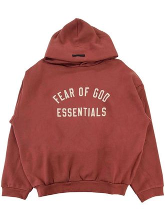 Fear of God Hoodie mit Logo-Print - Rot
