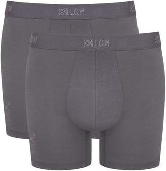 sloggi Lot de 2 boxers en coton m&eacute;lang&eacute;