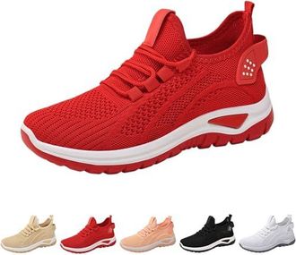 Generic Chaussures de marche &agrave; enfiler pour femme en maille respirante - Chaussures de fitness orthop&eacute;diques d&eacute;contract&eacute;es - Antid&eacute;rapantes - Confortables et 