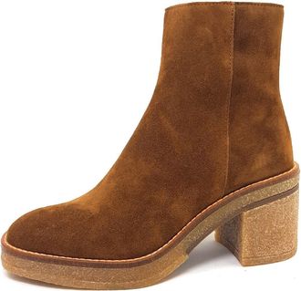 Alpe Janis Braune Lederstiefeletten