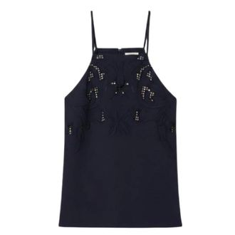 Twinset Damen, Oberteile, Blau, 2XLGr&ouml;&szlig;e