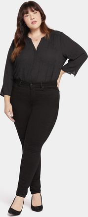 NYDJ Ami Skinny Jeans Schwarz Premium Denim (Plus)