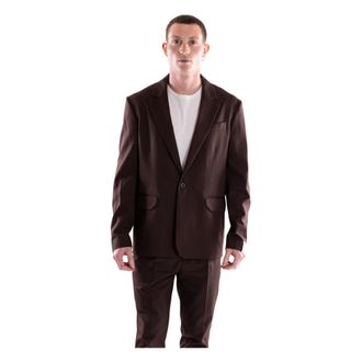 Paolo Pecora Leichte Baumwollmischungsjacke - - Jackets - Herren - Braun - XL