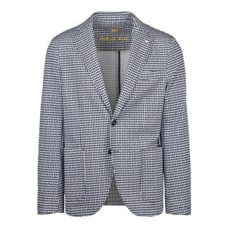 Manuel Ritz Homme, Vestes, Multicolore, Taille: S Giacca Stondata