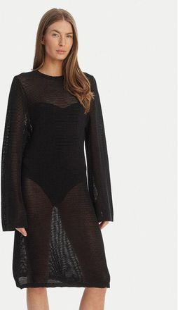 Seafolly Strandkleid Beach Edit 55686-KN Schwarz Regular Fit
