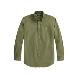 Ralph Lauren Homme, Chemises, Vert, Taille: M Chemise Classique Boutonn&eacute;e