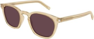 Saint Laurent unisex, Accessories, Gelb, 49 MMGr&ouml;&szlig;e