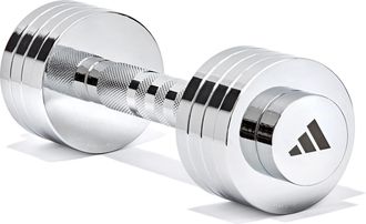 adidas Unisex-Adult Verstellbare Chrom-Hantel-5kg / 11lb, Chrome