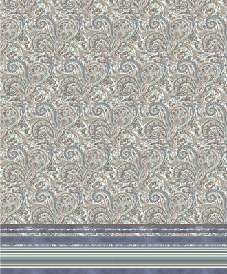 Bassetti NOTO Tagesdecke aus 100% Baumwolle in der Farbe Grau G1, Maße: 265x255 cm - 9322010