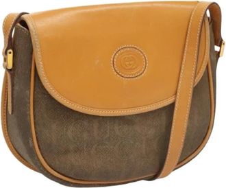 Gucci Pre-owned Toile sacs-gucci - Femme - Pre-owned - Brun - Taille: ONE Size