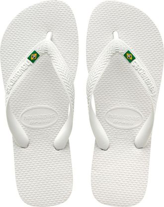 Havaianas Unisex Brasil Zehentrenner 4000032, Weiß,37/38 EU