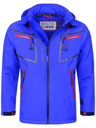 Arctic Seven Herren Softshell Jacke Blau