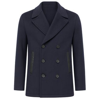 Ted Baker Aldovie Herren Navy Mantel