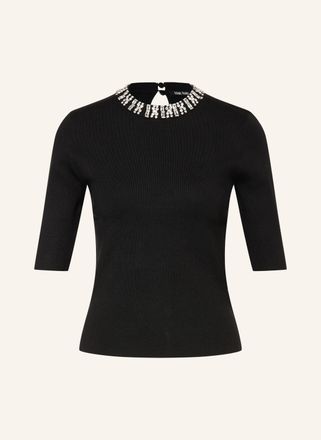 Marc Aurel Marc Aurel Strickshirt Mit Schmucksteinen schwarz