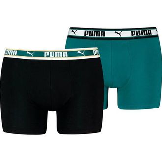 Puma Herren Unterhose DUAL LOGO BOXER 2P