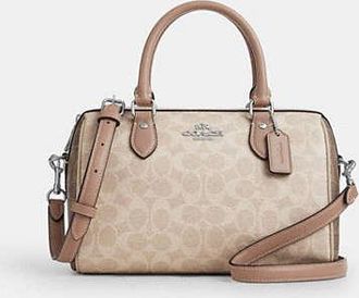 Coach Rowan Satchel aus Signature-Canvas in Blockfarben