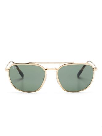 Ray-Ban lunettes de soleil RB3708 &agrave; monture carr&eacute;e - Or