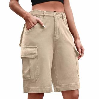 Generic Short Femme Jean Et&eacute; Bermuda Femme &Eacute;te Confortable Denim Mode Vintage Denim Pantalon Court Clubwear