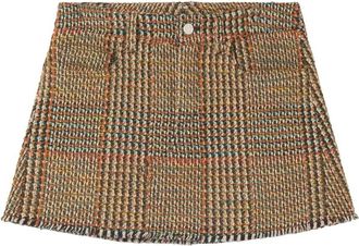 Stella McCartney Femme, Jupes, Multicolore, Taille: 34 FR Mini-jupe en tweed