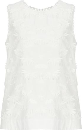 P.A.R.O.S.H. P.a.r.o.s.h., Femme, Tops, Blanc, Taille: 36 FR Blouse sans Manches