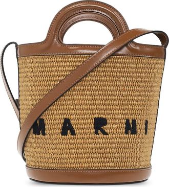 Marni Femme, Sacs, Brun, Taille: ONE Size Tropicalia Bucket Bag